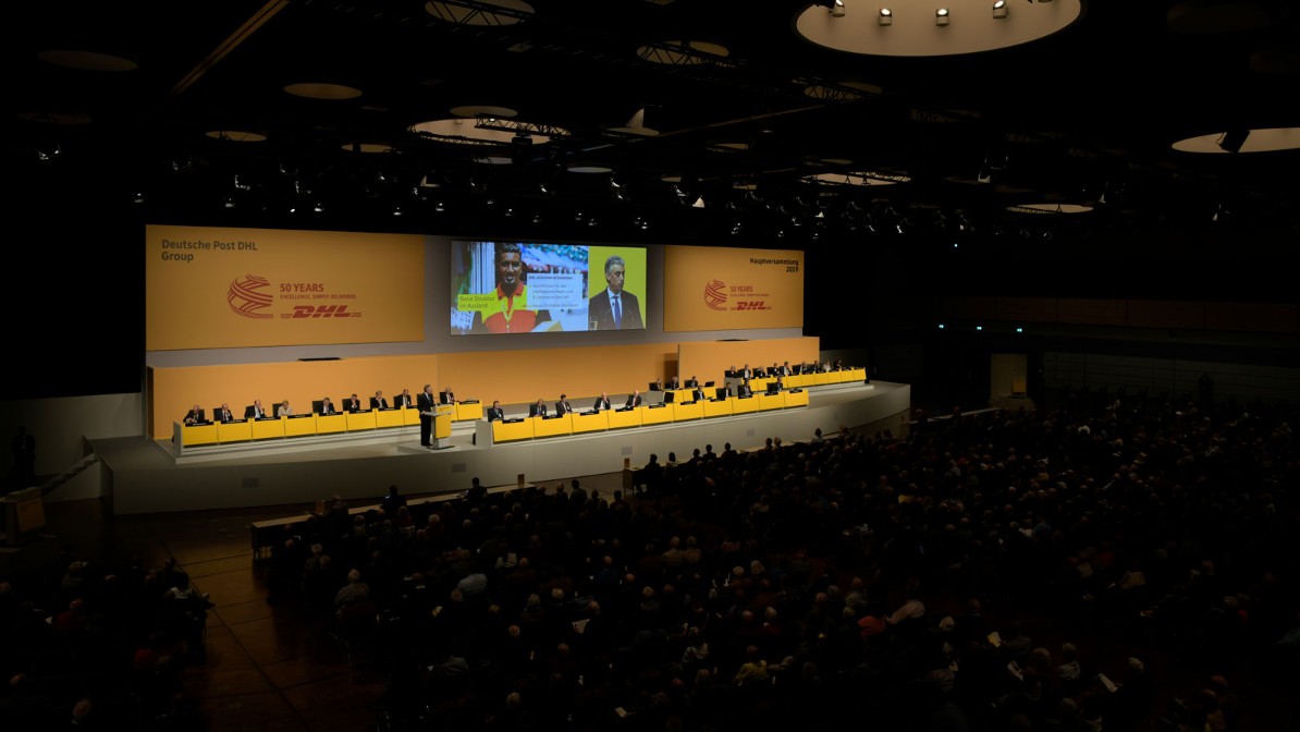 May 15, 2019: CEO Frank Appel at the Annual General Meeting: "This year ...