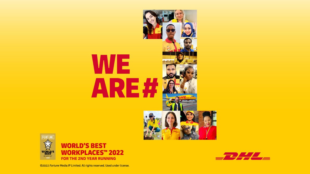Oct 13, 2022: DHL Express remains the world's No. 1 Best Workplace (TM) in 2022 - DHL Group